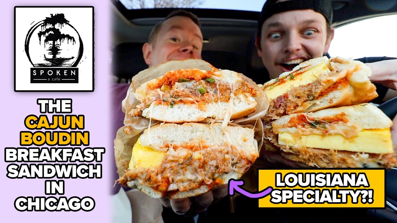 We Ate A Cajun-Inspired Boudin Breakfast Sandwich on Focaccia - YouTube