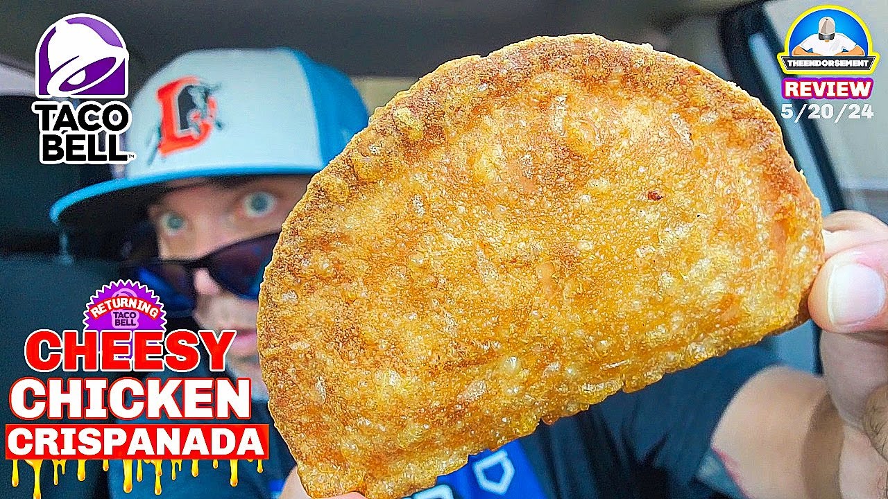 Taco Bell® Cheesy Chicken Crispanada Review! 🧀🐔🥟 | Back By POPULAR ...