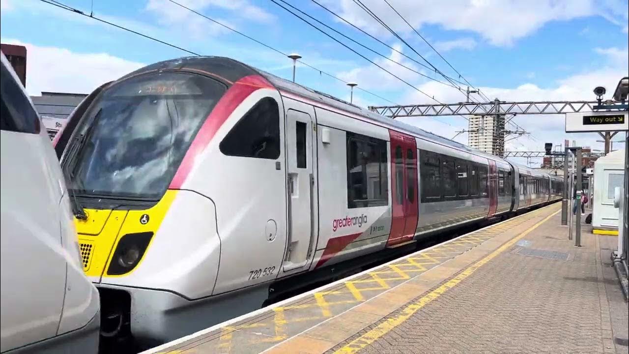 Greater Anglia class 720 “Aventra Emu” Departing Stratford(London UK) - YouTube