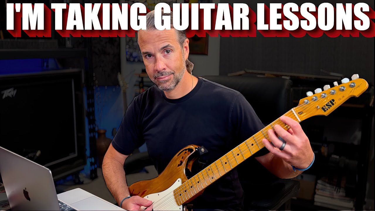 I just had my first REAL guitar lesson in over 30 years! - YouTube