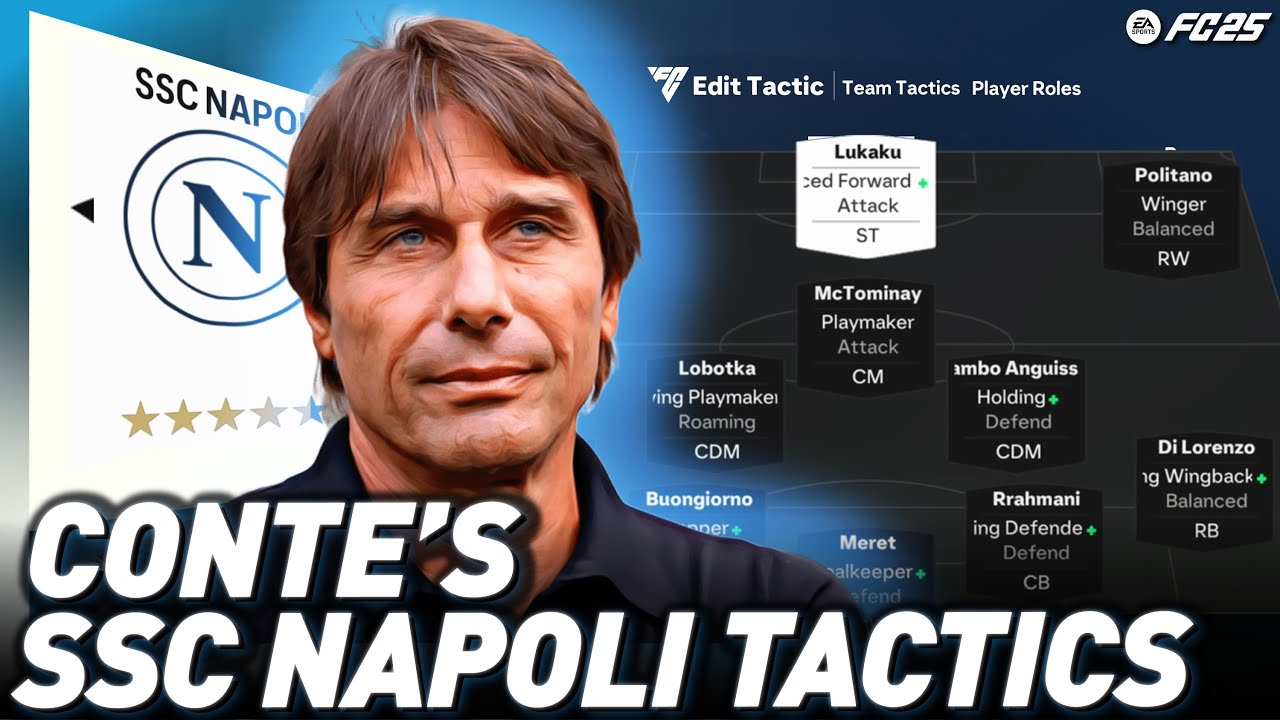 MASTERING ANTONIO CONTE'S NAPOLI TACTICS IN EA FC 25 - YouTube