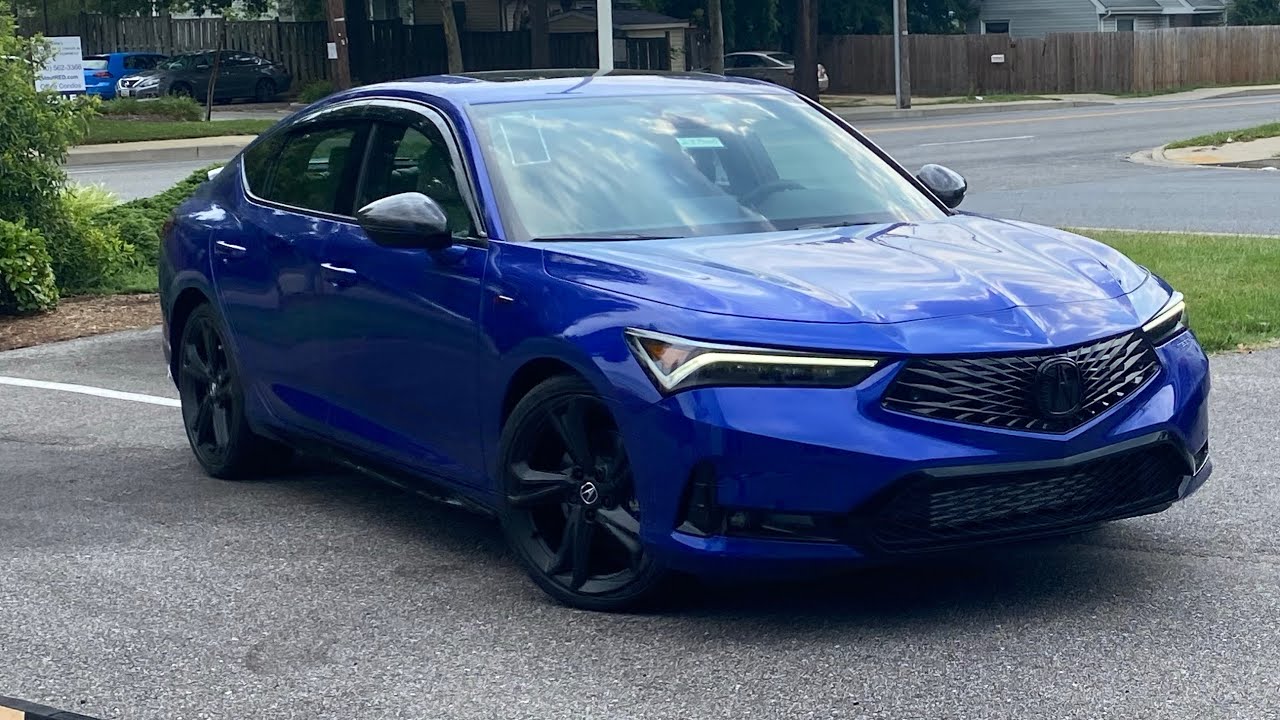 2023 Acura Integra | Apex Blue, Orchid Interior with Accessories! - YouTube
