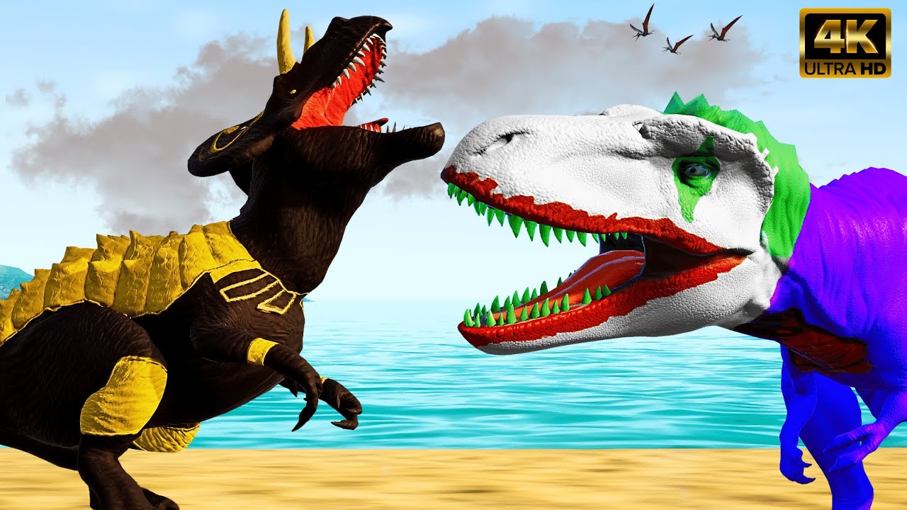 I-REX EVOLUTION of Spinosaurus DINOSAURS Ultimasaurus, Spiderman ...