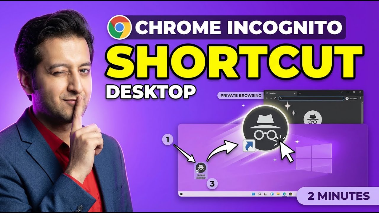 How to Create a Google Chrome Incognito Mode Shortcut | Quick & Easy ...