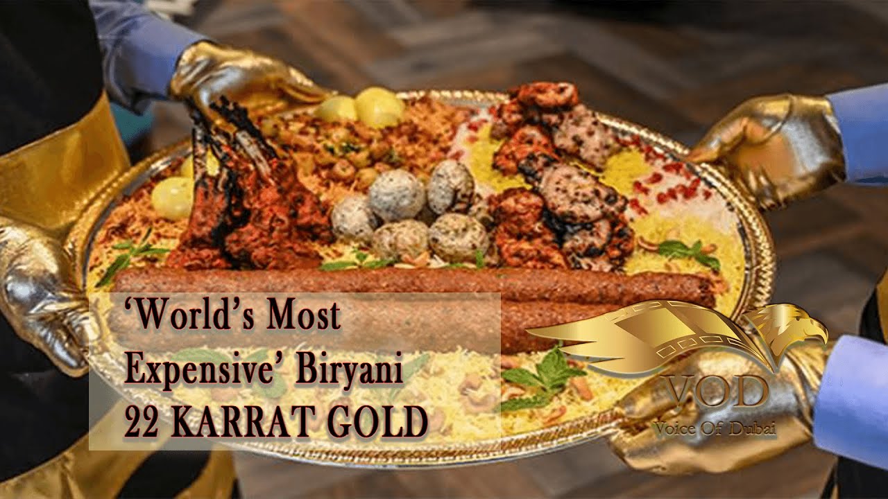 Royal Gold Biryani | World's Most Expensive Biryani |Gold Biryani Of ...