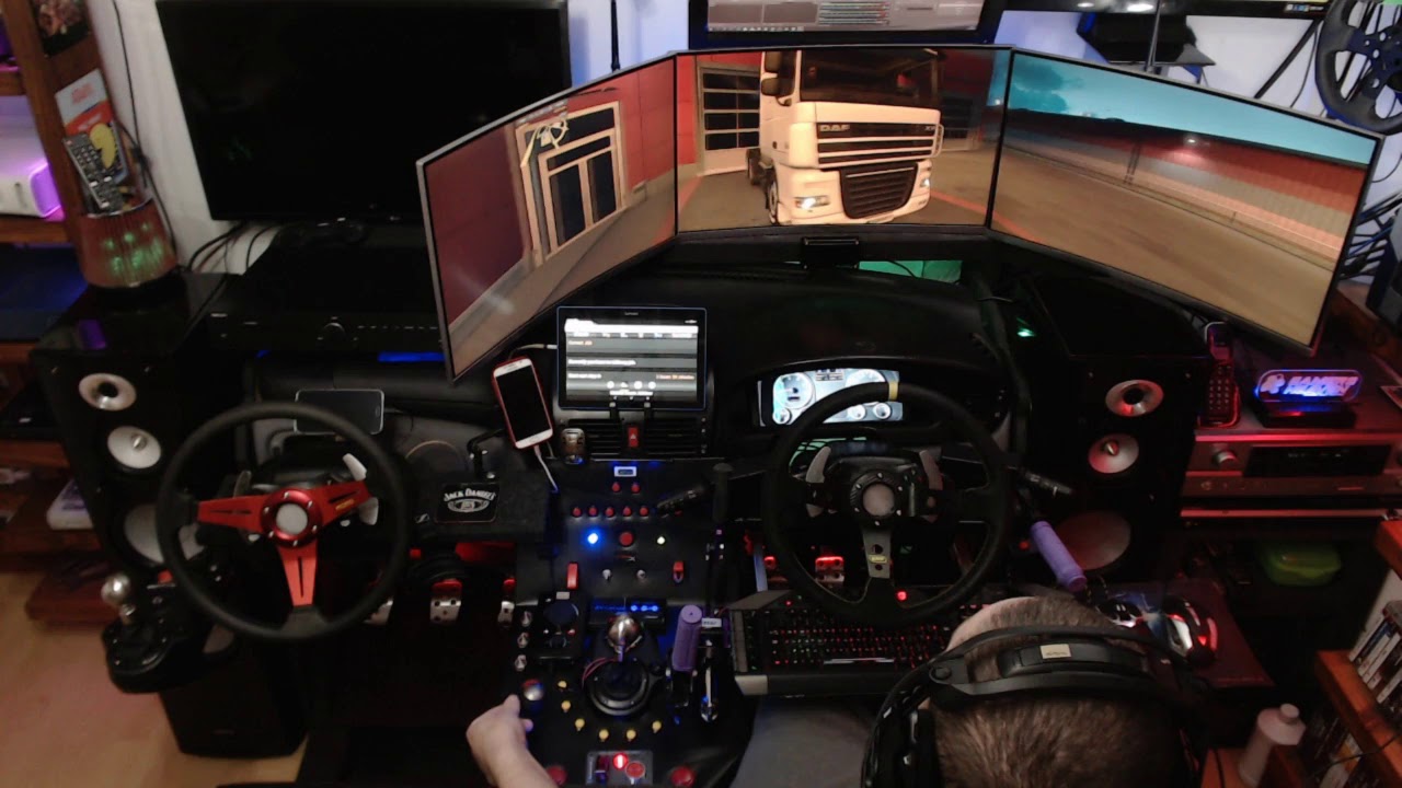 My Ultimate racing simulator DIY cockpit - YouTube
