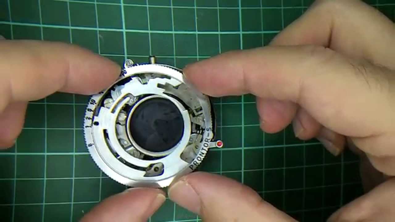 Prontor-S shutter test - YouTube