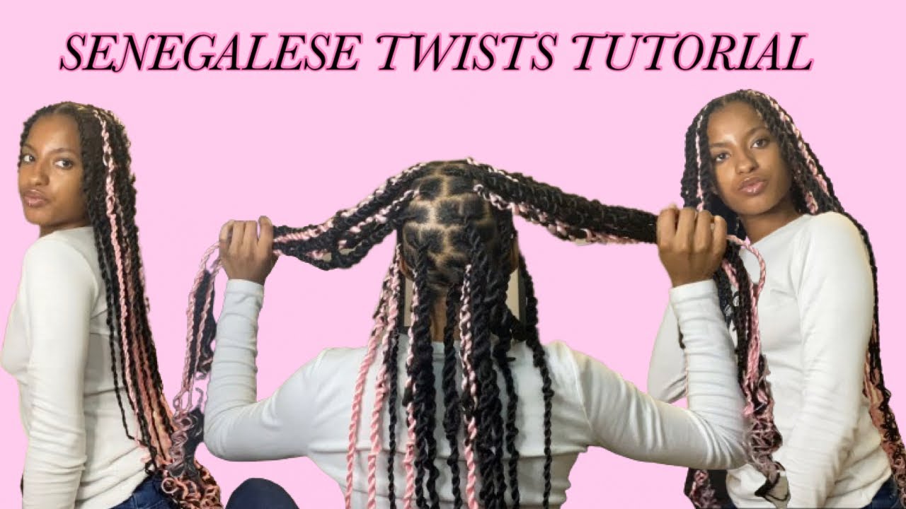 How To: SENEGALESE TWIST ON LOCS | Invisible Loc Method | Rope Twists ...