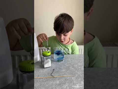 Kristal deneyi yaptık