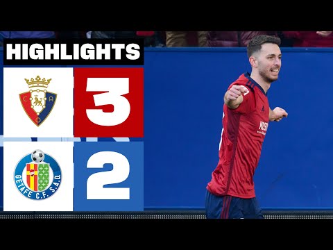 CA OSASUNA 3 - 2 GETAFE CF | RESUMEN | LALIGA EA SPORTS