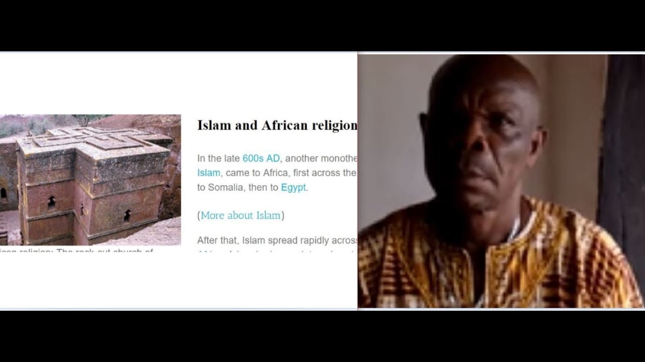 WHAT IS THE AFRICAN BELIEF SYSTEM? ITS WHAT GOD GAVE ADAM ( THIS MAN ...