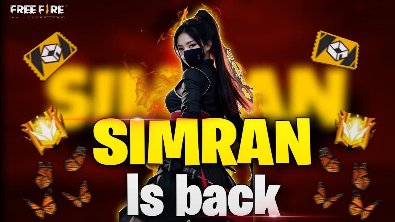 🔴Simran Is Back💫 | Cs Custom | #classyff #nonstopgaming #rggamer # ...