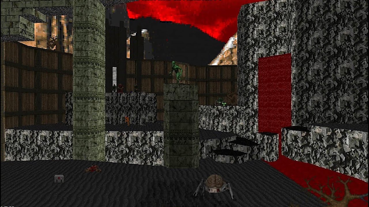 Alien Vendetta: Black Label - MAP02: Valley of Echoes (w/ Colourful Hell + Final Doomer) - YouTube