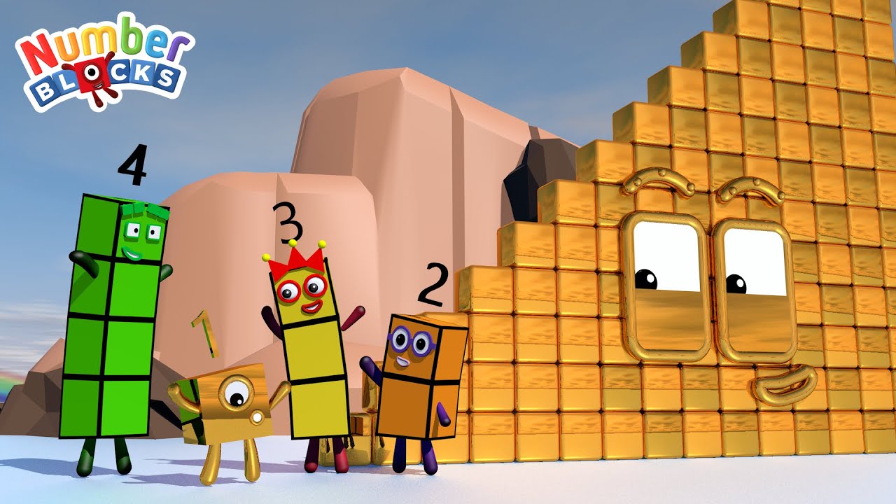 Numberblocks Step Squad GOLD 1 to 120 BIGGEST - The Amazing Step Squad ...