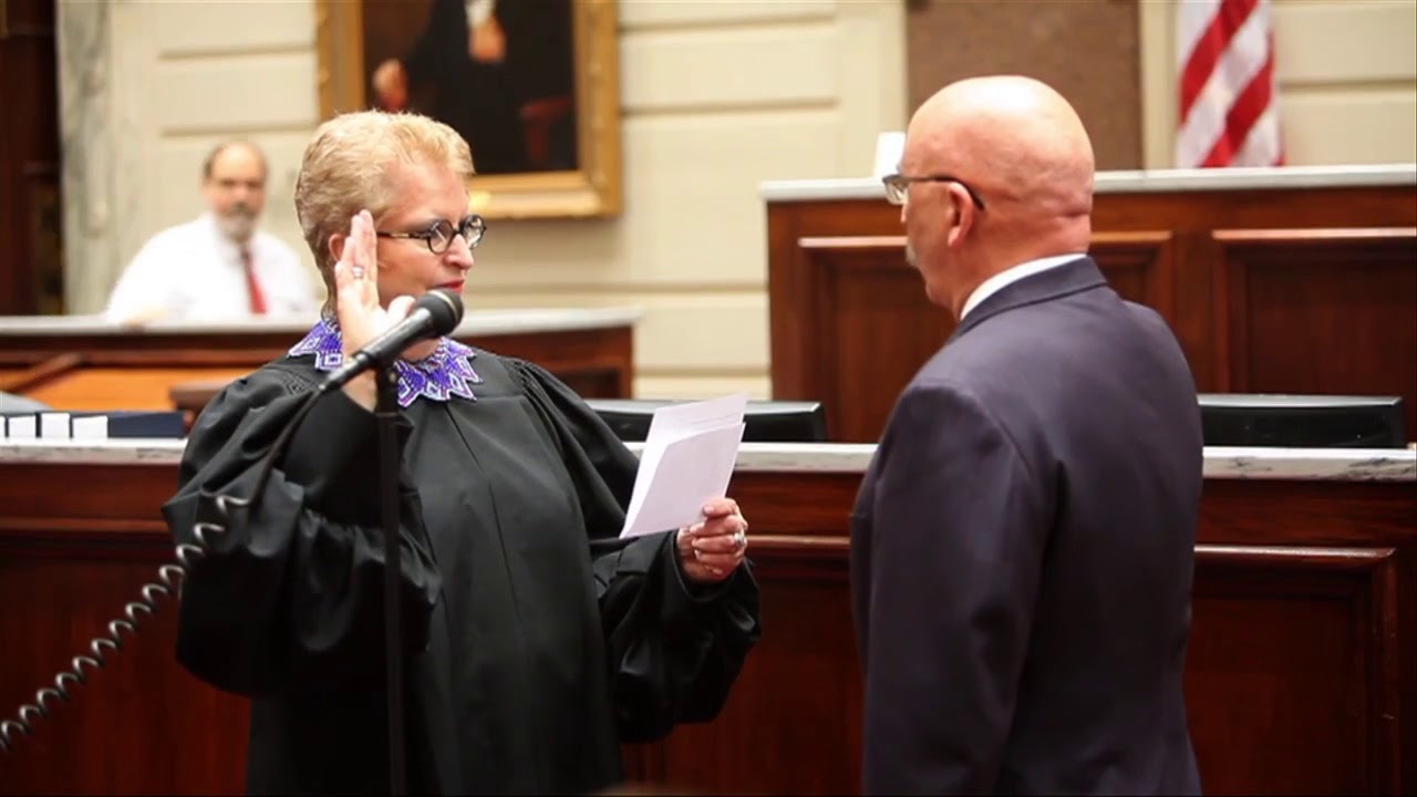 Senator Al McAffrey sworn in (2012-02-23) - YouTube