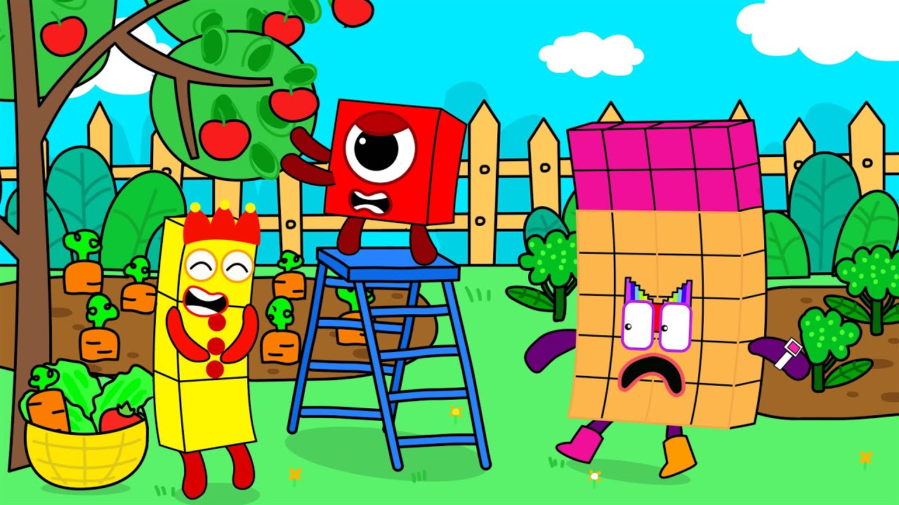 Stop it, Numberblocks 1! Do not steal Apples | Numberblocks fanmade ...