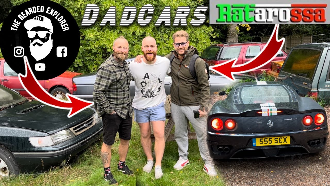 Exploring A Dad Cars Graveyard With The Bearded Explorer - YouTube