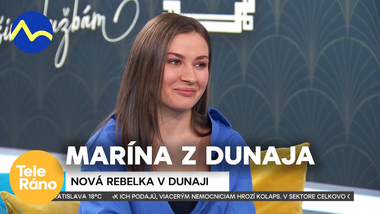 Nová rebelka v Dunaji - Anna Magdaléna Hroboňová | Teleráno - YouTube