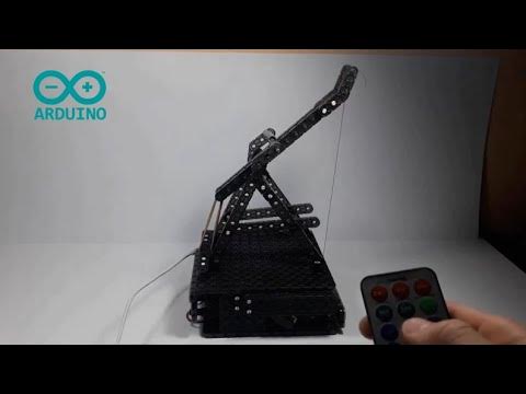 Como hacer una catapulta automática a control remoto Arduino. - YouTube