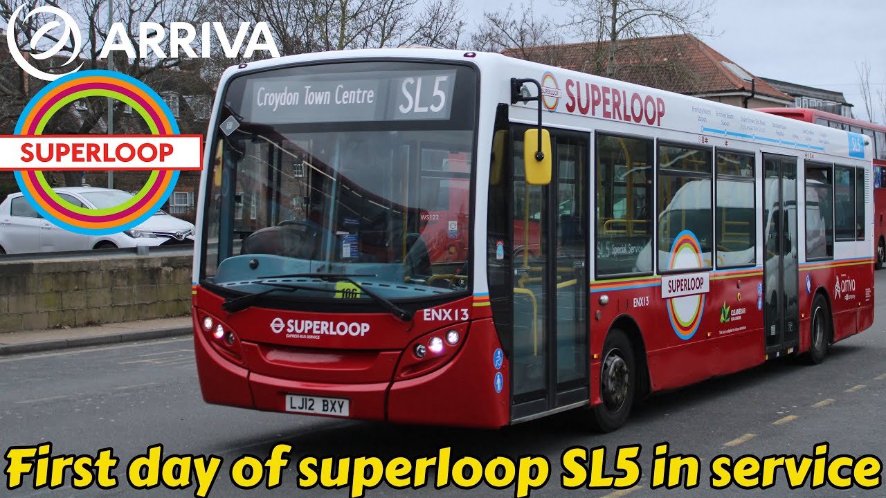 *NEW ROUTE* Bus Observations And Journey On SL5 | Arriva London ADL ...