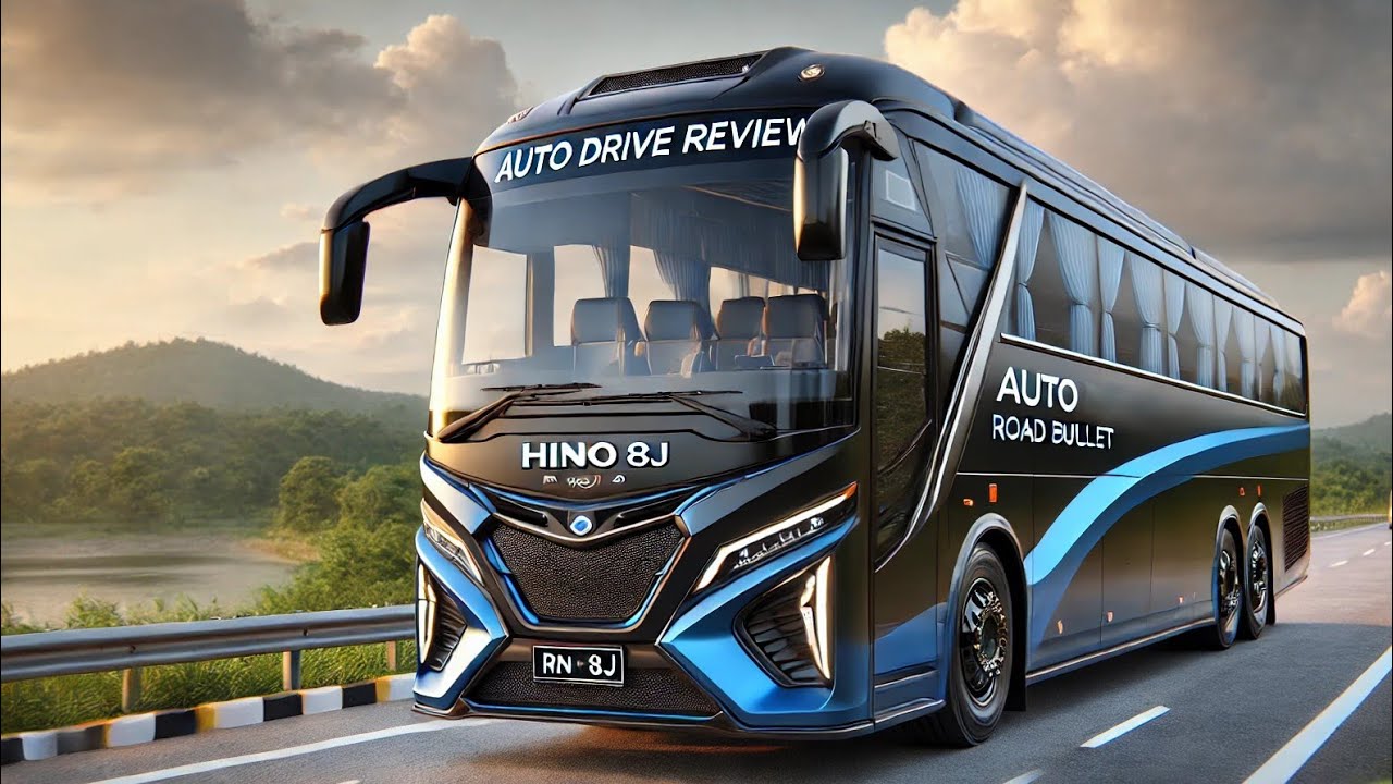 2025 Hino RN 8J Road Bullet Bus Black Blue 💙 | Official Unveil & First ...
