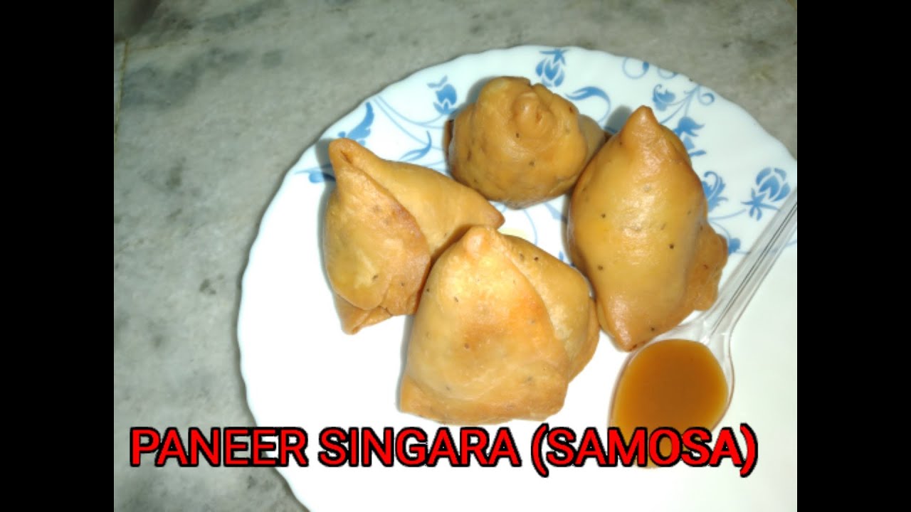 PANEER SINGARA (SAMOSA) Bengali recipe/ how to cook PANEER SAMOSA ...