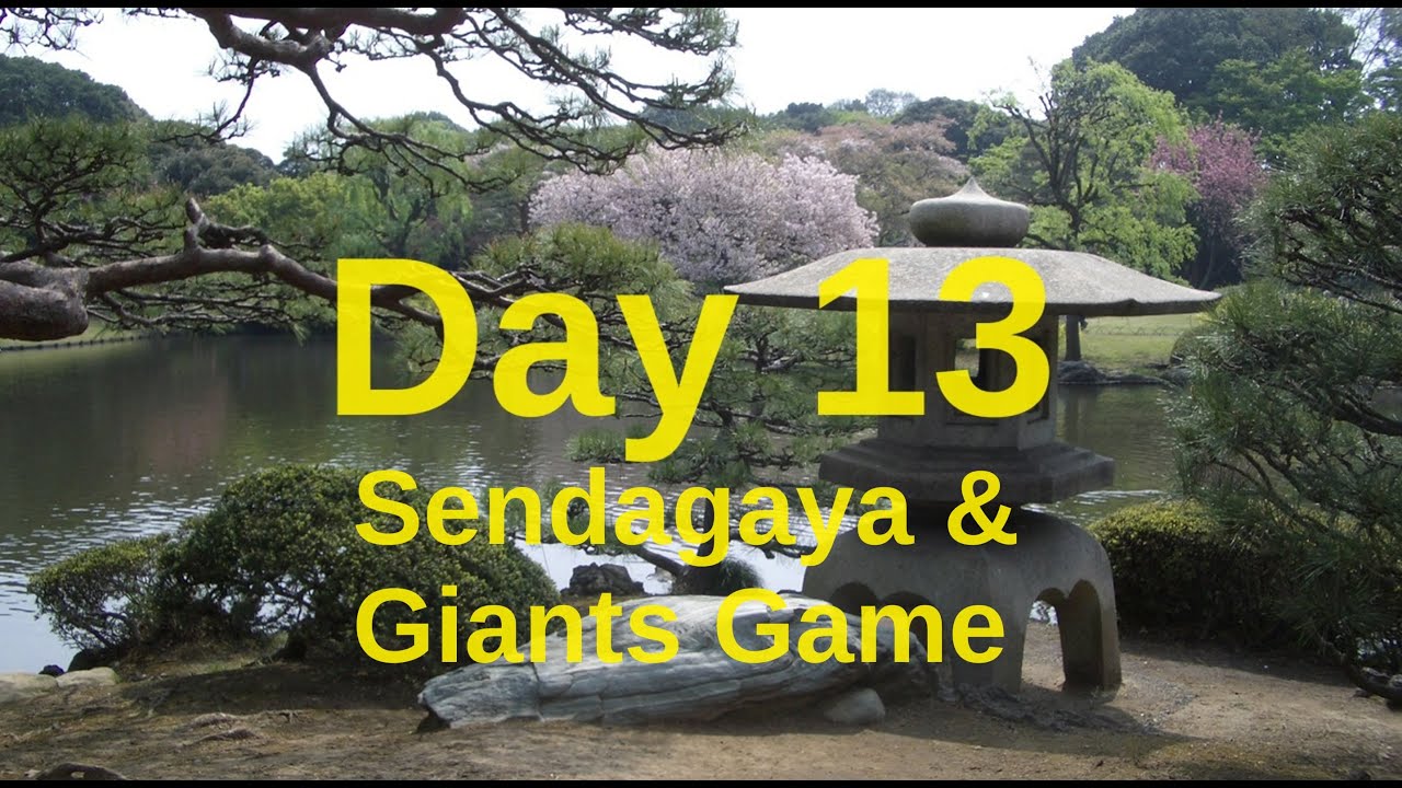 April 12, 2009 Day 13: Sendagaya & Giants Game - YouTube