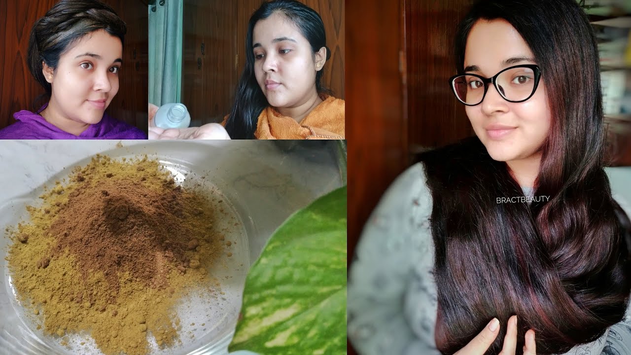 Henna Application On Hair In Winter| Henna With Hibiscus & Bhringraj ...