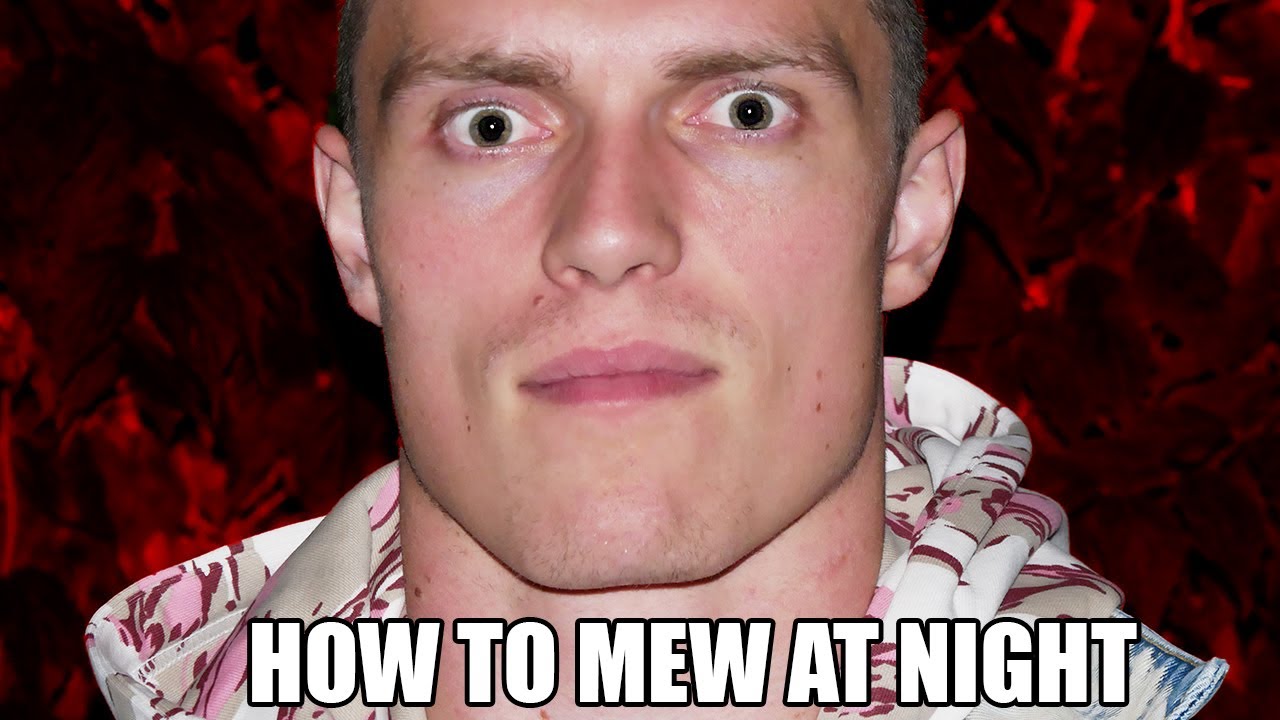 How to mew at night #mewing #looksmaxxing #jawline - YouTube