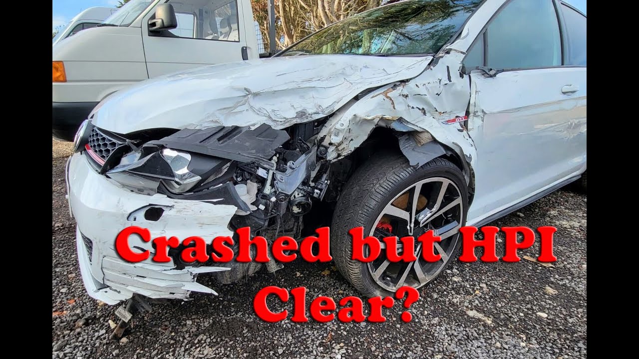 Seriously Crash Damaged VW Golf Unrecorded Accident Repairs AF69NGV ...