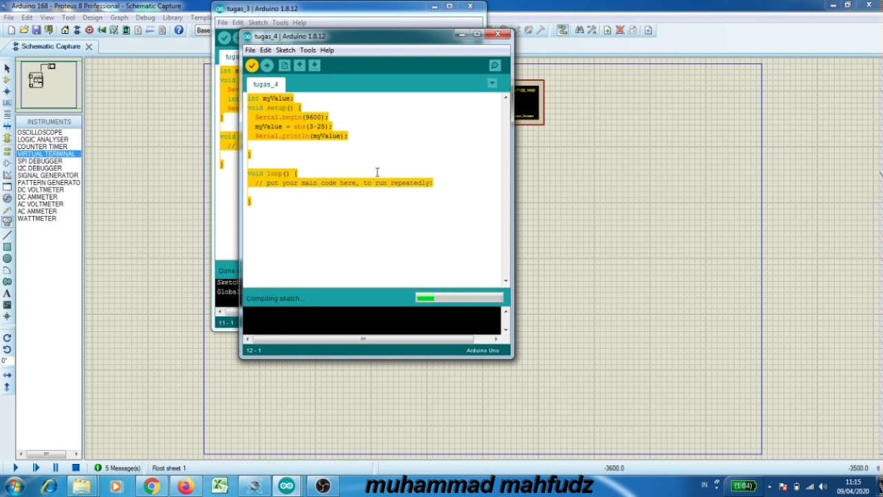 Penggunaan Beberapa Operator Matematika pada Simulasi Proteus 8 - YouTube