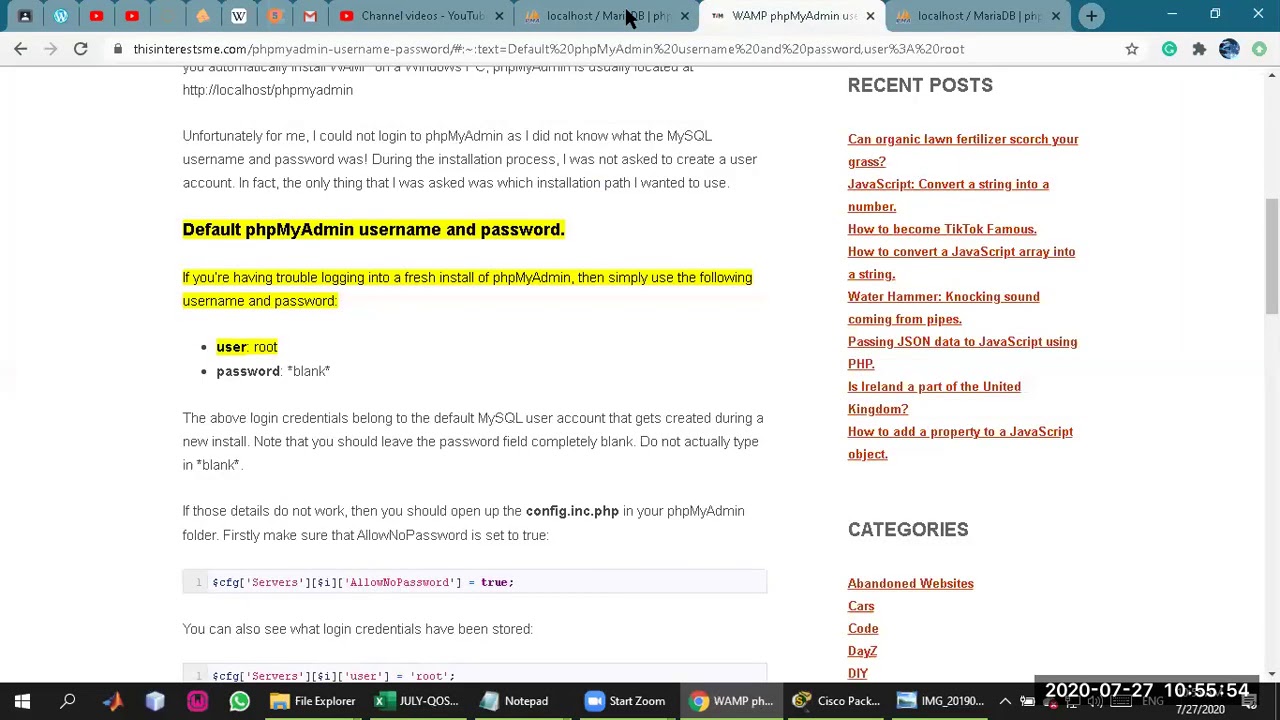 Practical Lecture 10 Localhost Database And Netbeans Overview Youtube