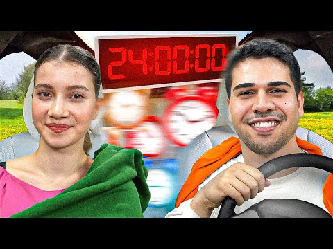 KARI&KOCA 24 SAAT ARABADA GEÇİRMEK !? | PELİN YAR | BERK ÇİÇEKGİL