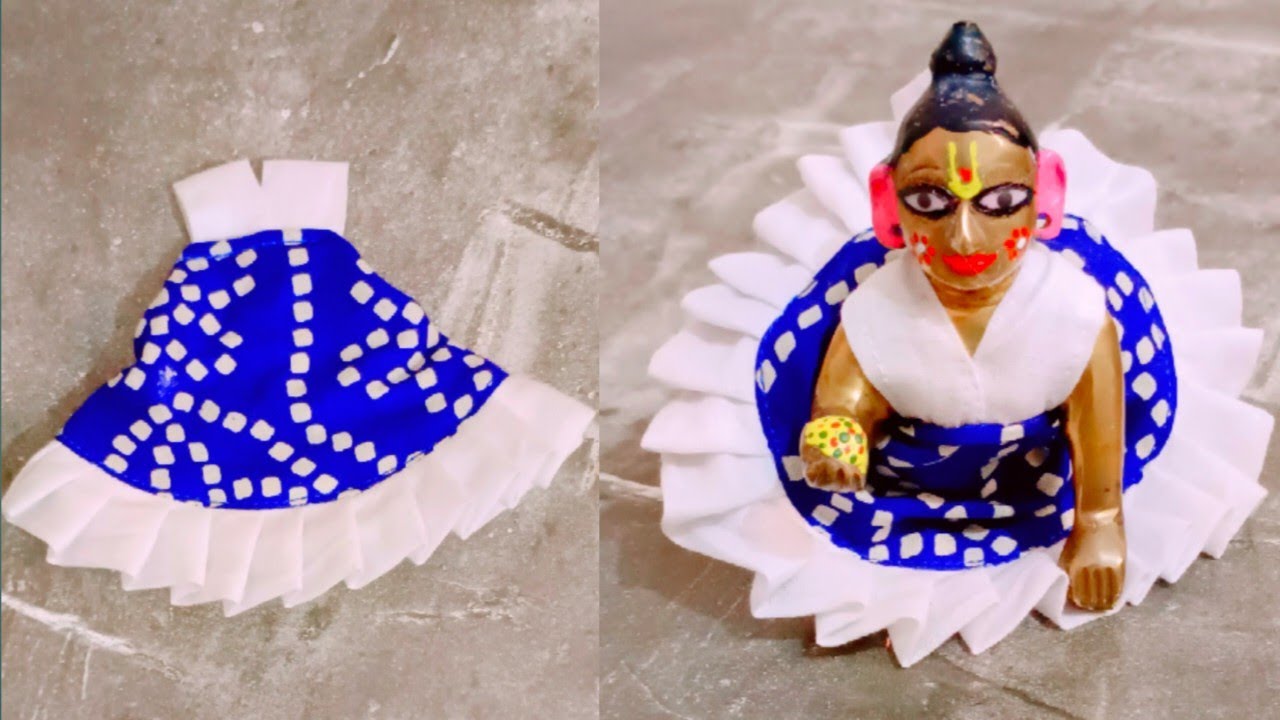 laddu gopal ki summer dress/Kanhaji ke kapde/laddu gopal dress kaise ...