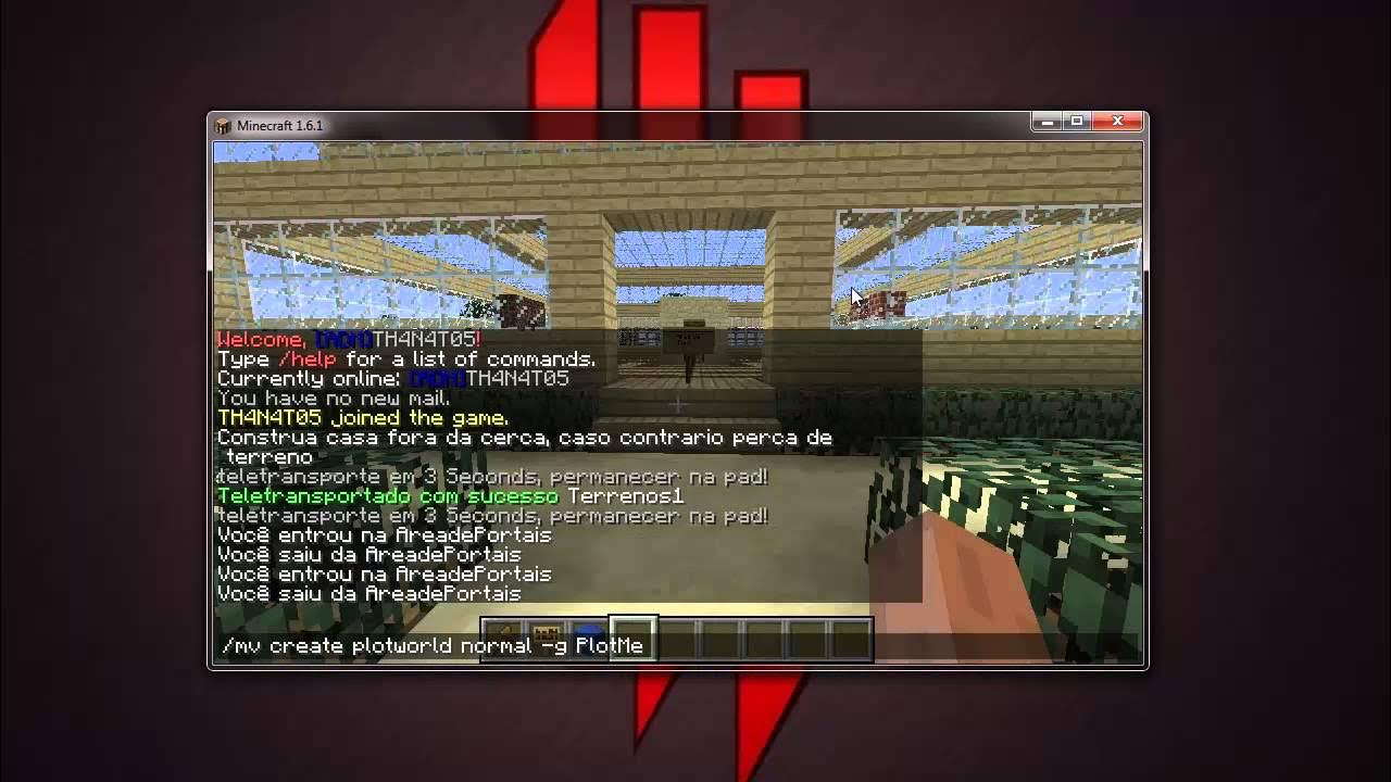 Plugins Bukkit 1.5.2 - PlotMe "Sistema de compra de terrenos". - YouTube