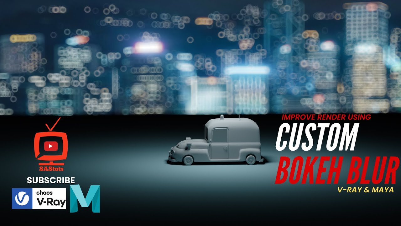 Create Custom DOF/Bokeh Blur Using Aperture Maps in V-Ray For Maya ...