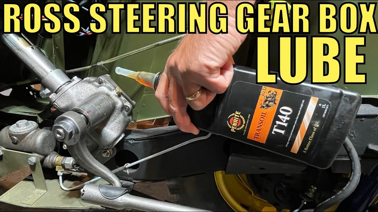 What LUBE should I use in Ross Steering Box? (PART 4) - YouTube