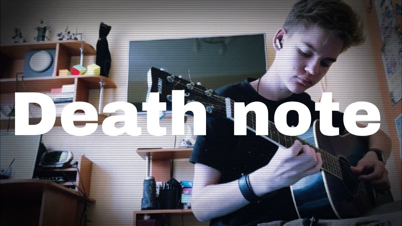 Death note on one guitar - YouTube