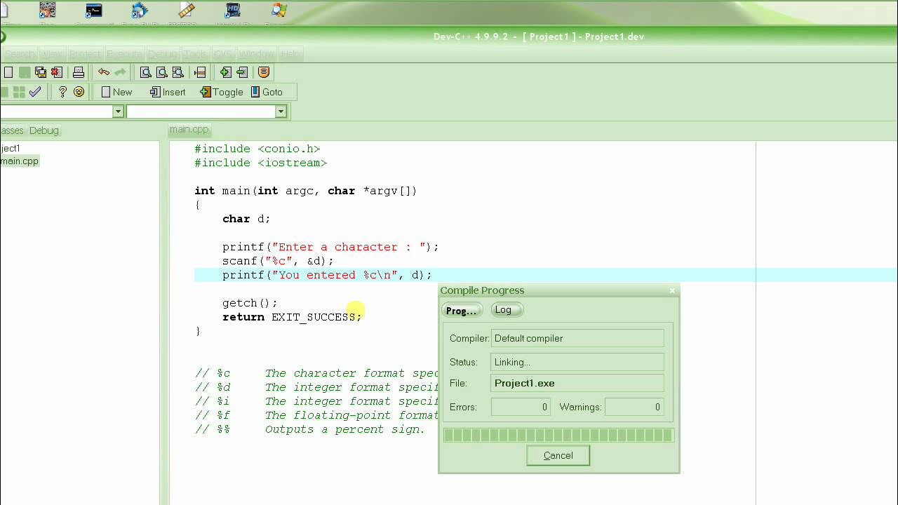 C Programming Tutorial # 7 - Inputting - Part 2 [HD] - YouTube