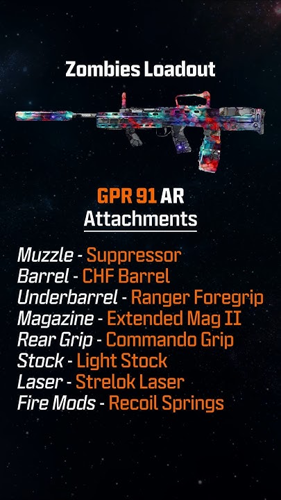 GPR 91 Zombies Loadout #blackops6 #callofduty - YouTube