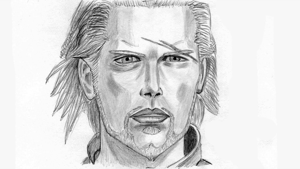Pencil Drawing Basch fon Ronsenburg from Final Fantasy 12 | Timelapse ...