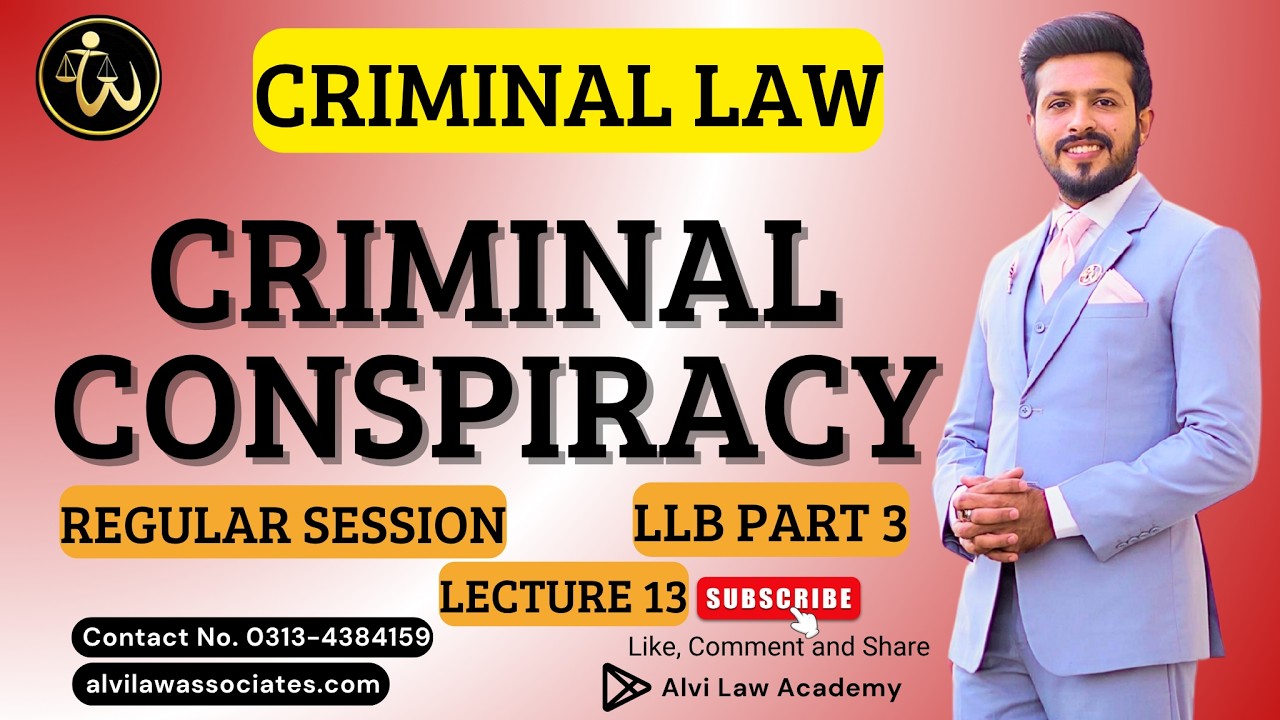 Criminal Conspiracy | Definition & Difference with Abetment | PPC | LLB ...