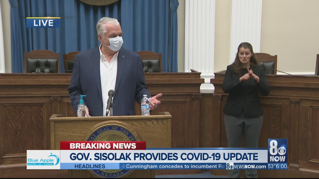 Gov. Sisolak introduces 'Stay at Home 2.0,' says it's 'back to the ...