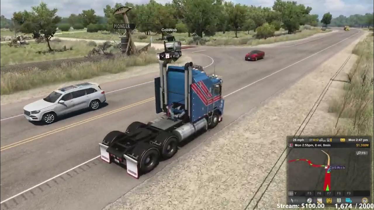 American Truck Sim Stream! Man Learn Drive - YouTube