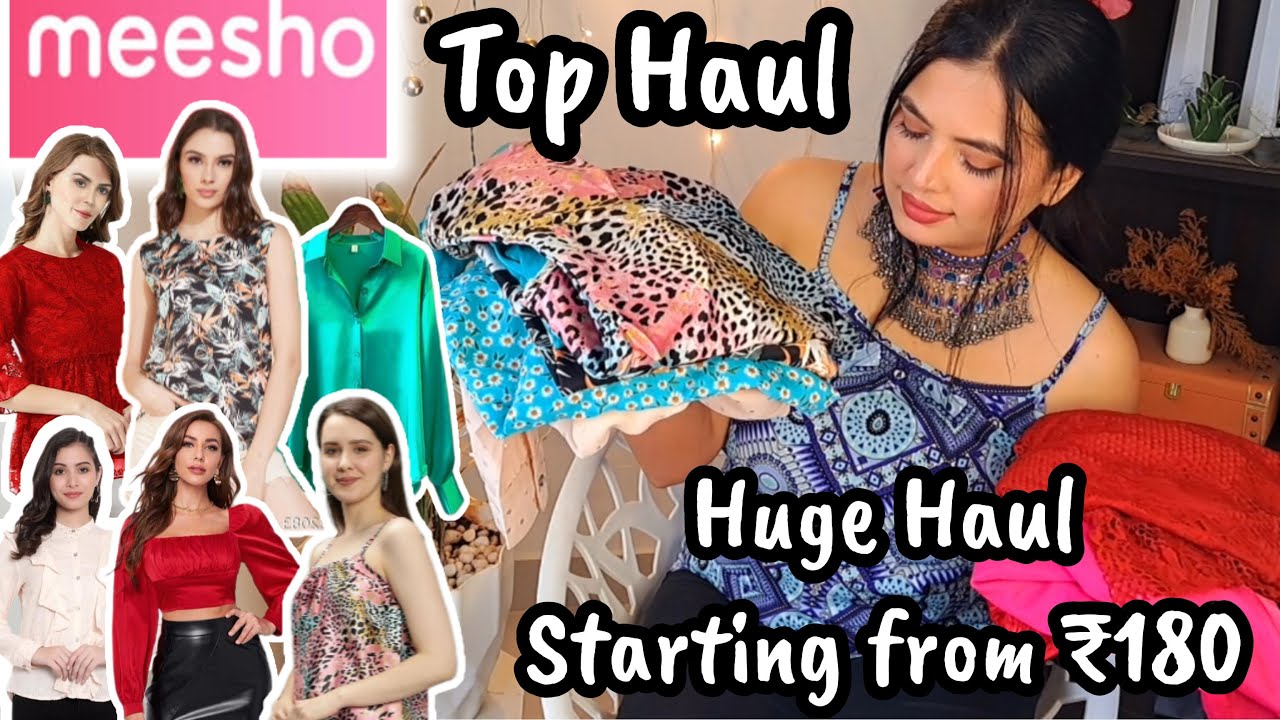 MEESHO TOP HAUL | meesho top for girls | meesho summer tops | meesho ...