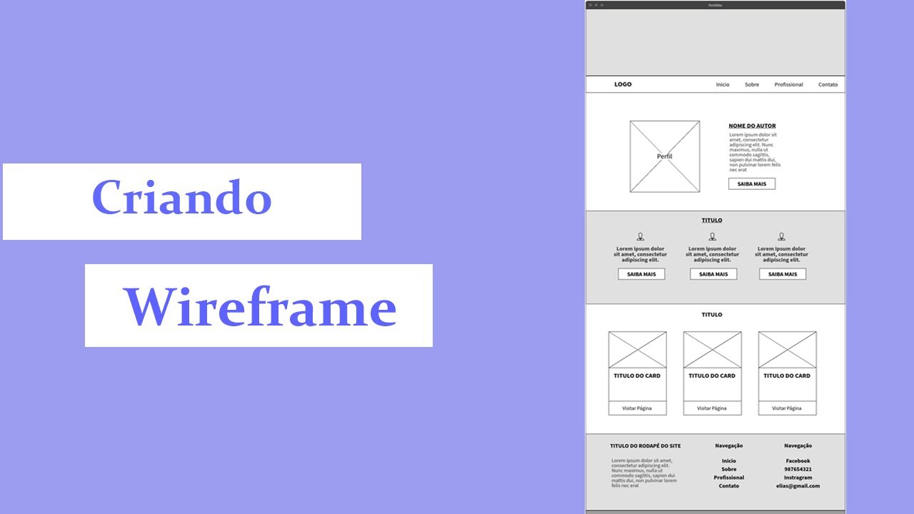Criando um Wireframe do zero com mockflow - YouTube