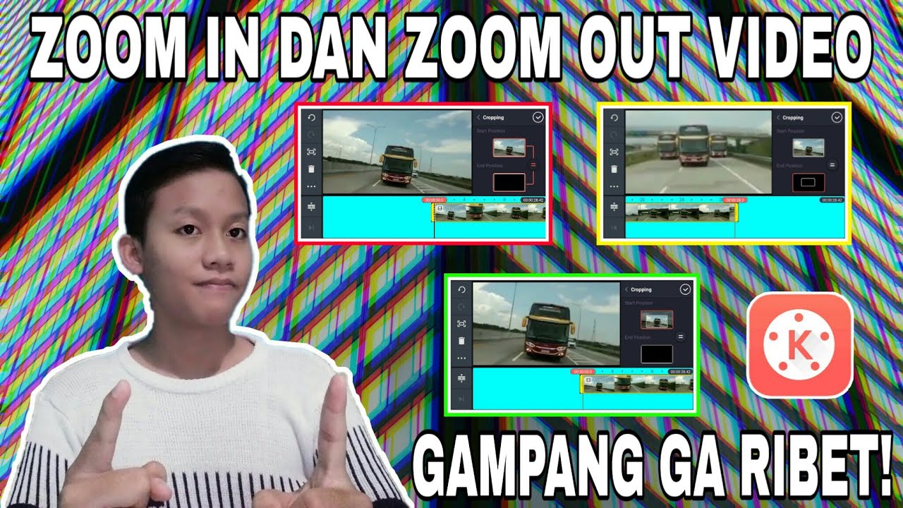 Tutorial Cara Zoom In dan Zoom Out Video di #KineMaster 2020 || Nome ...