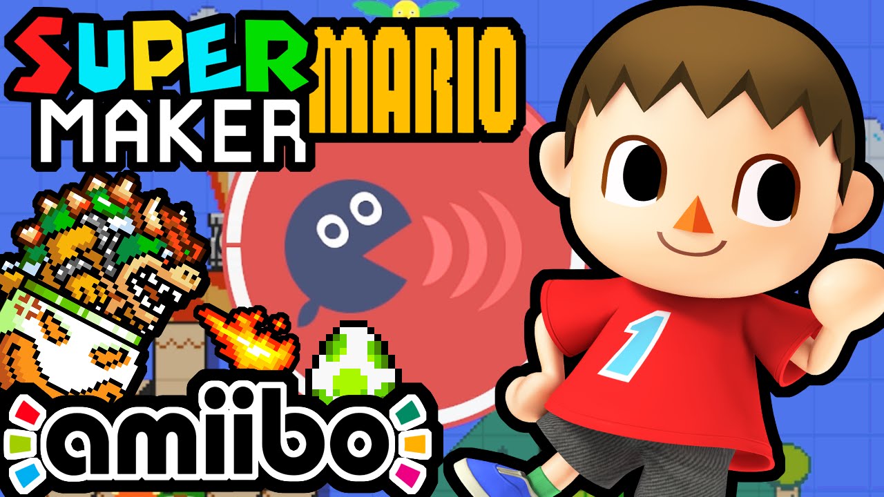 Super Mario Maker PART 9 Gameplay Walkthrough (Villager Amiibo, Yoshi ...
