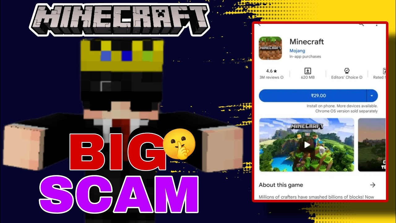 Minecraft for ₹29: The SCAM Explained - YouTube