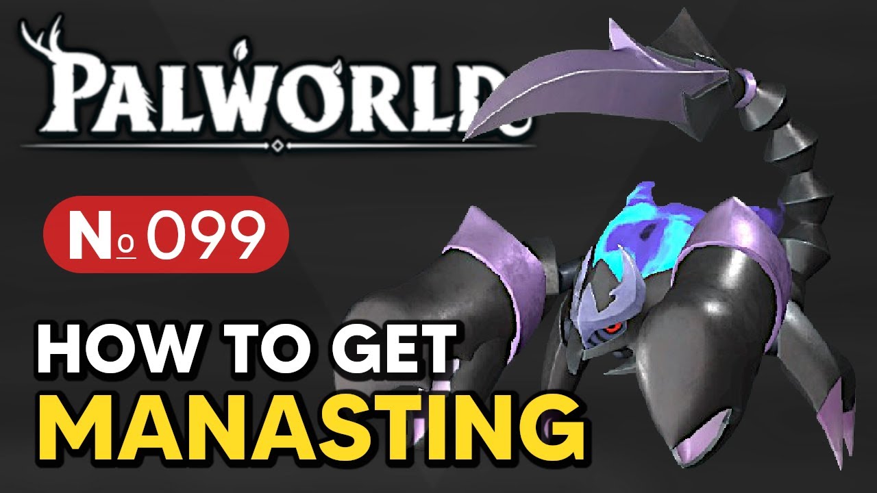 Palworld - How to Get MANASTING (Paldeck 099) - YouTube